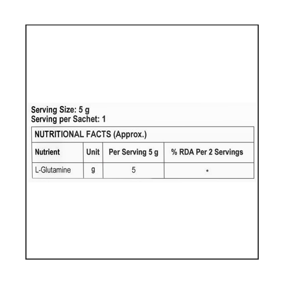 Steadfast Nutrition Power Glutamine, 30 sachets/pack Unlfavoured at ...