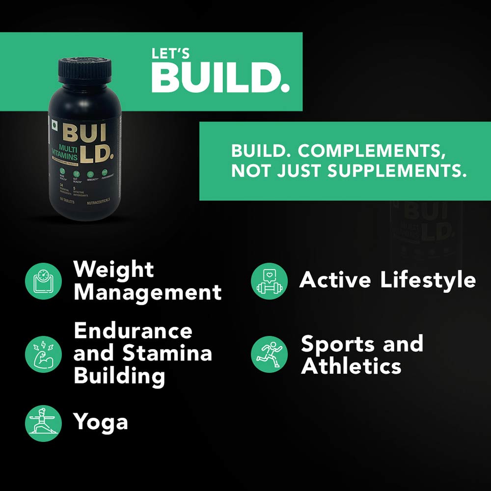 Build Multivitamins, 60 tablet(s) Unflavoured at Best Price in India ...