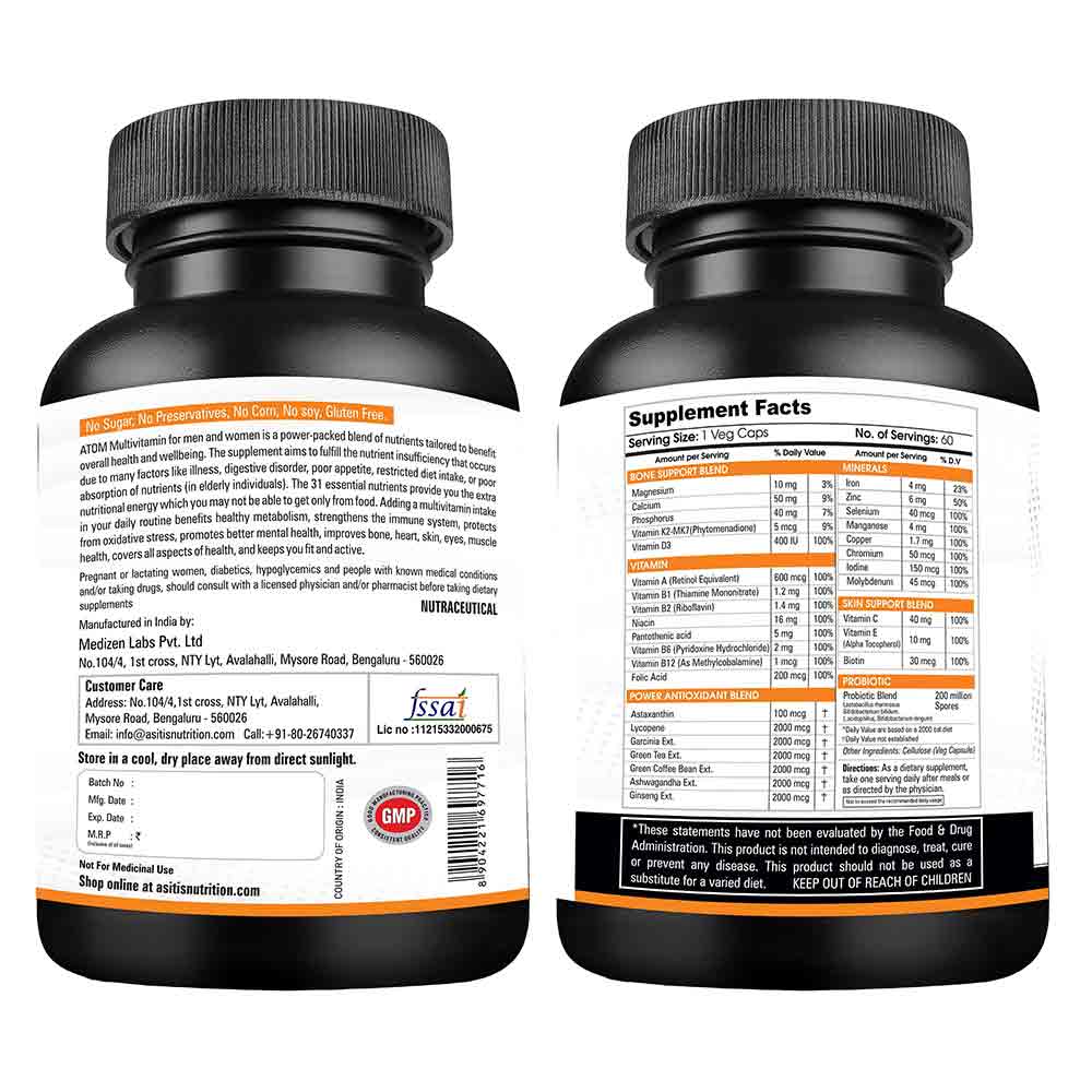 ATOM Multivitamin at Best Price in India | Healthkart.com