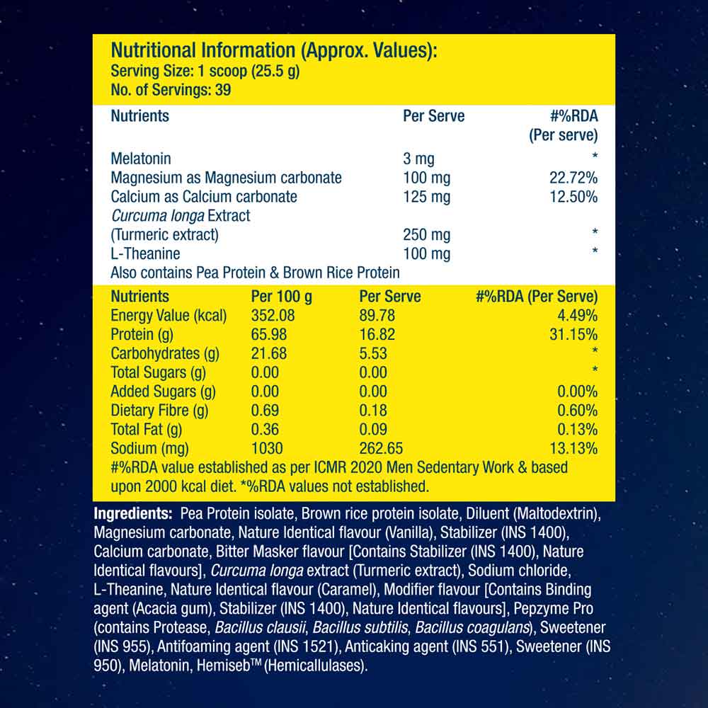 Plant Protein Night Slow Digestion at Best Price in India | https://www ...