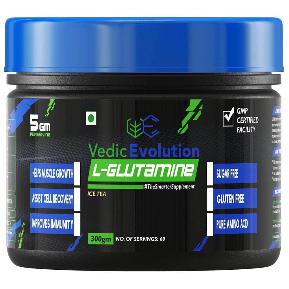 Vedic Evolution L Glutamine, 0.66 lb Ice Tea at Best Price in India | https://www.healthkart.com/