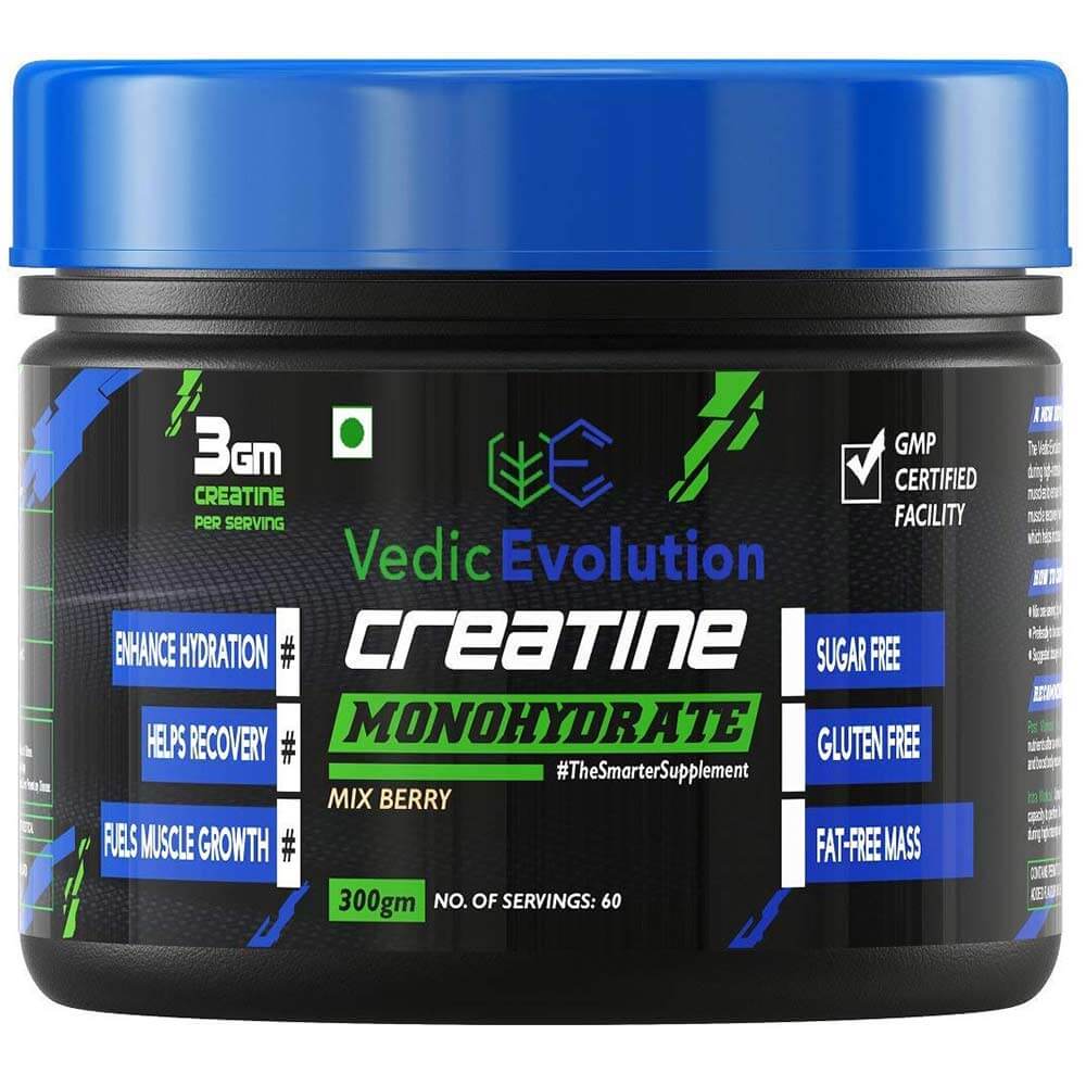 Vedic Evolution Creatine Monohydrate, Mix Berry 0.66 lb at Best Price ...