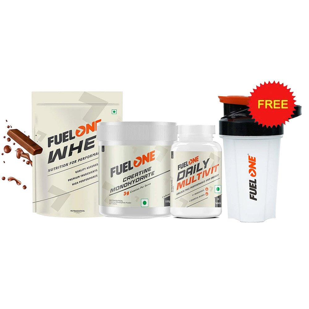 Fuel One Whey Protein Powder 1 kg Rich Chocolate & 100g Creatine ...