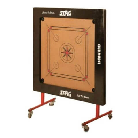 STAG Championship Model C 203 B Carrom, Brown 2.5inch BORDER x 12mm ...